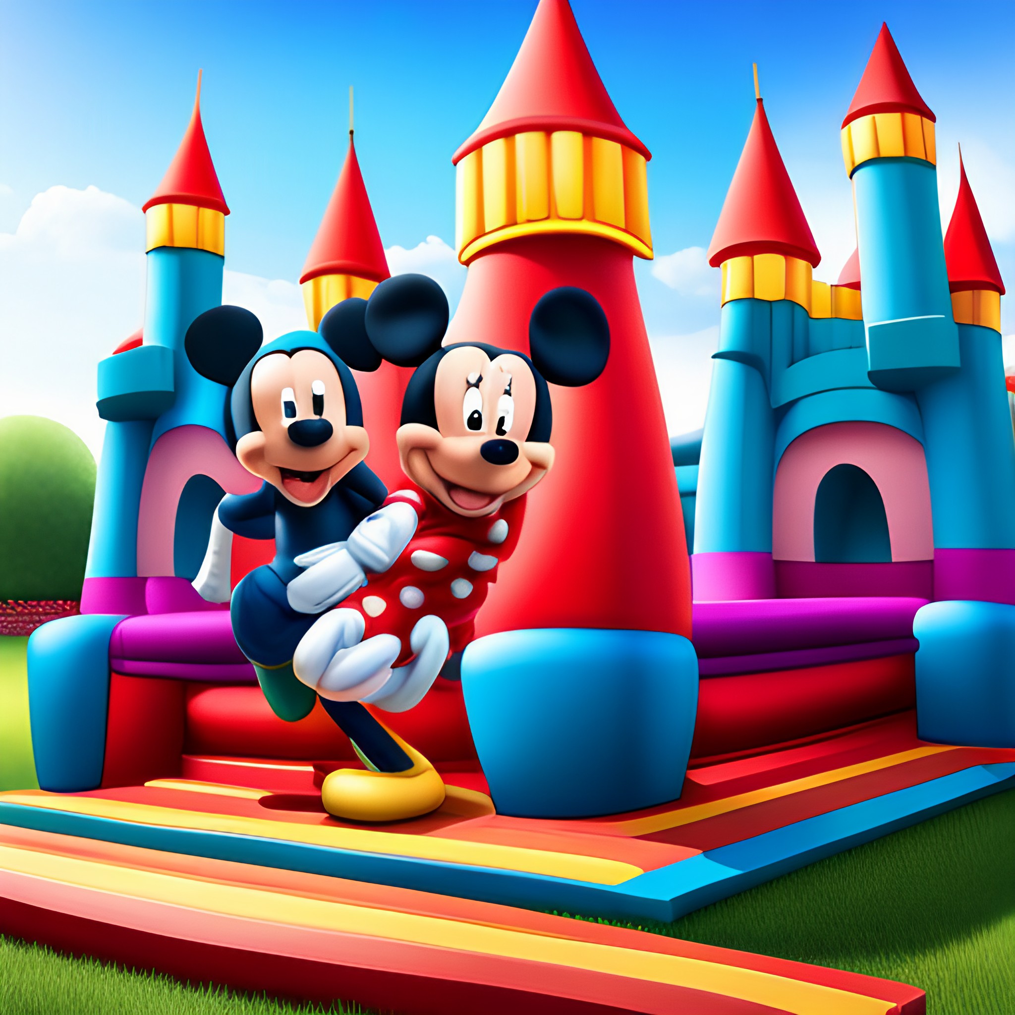 How Disney themed bouncy castles catch attention of kids - Kids Activities