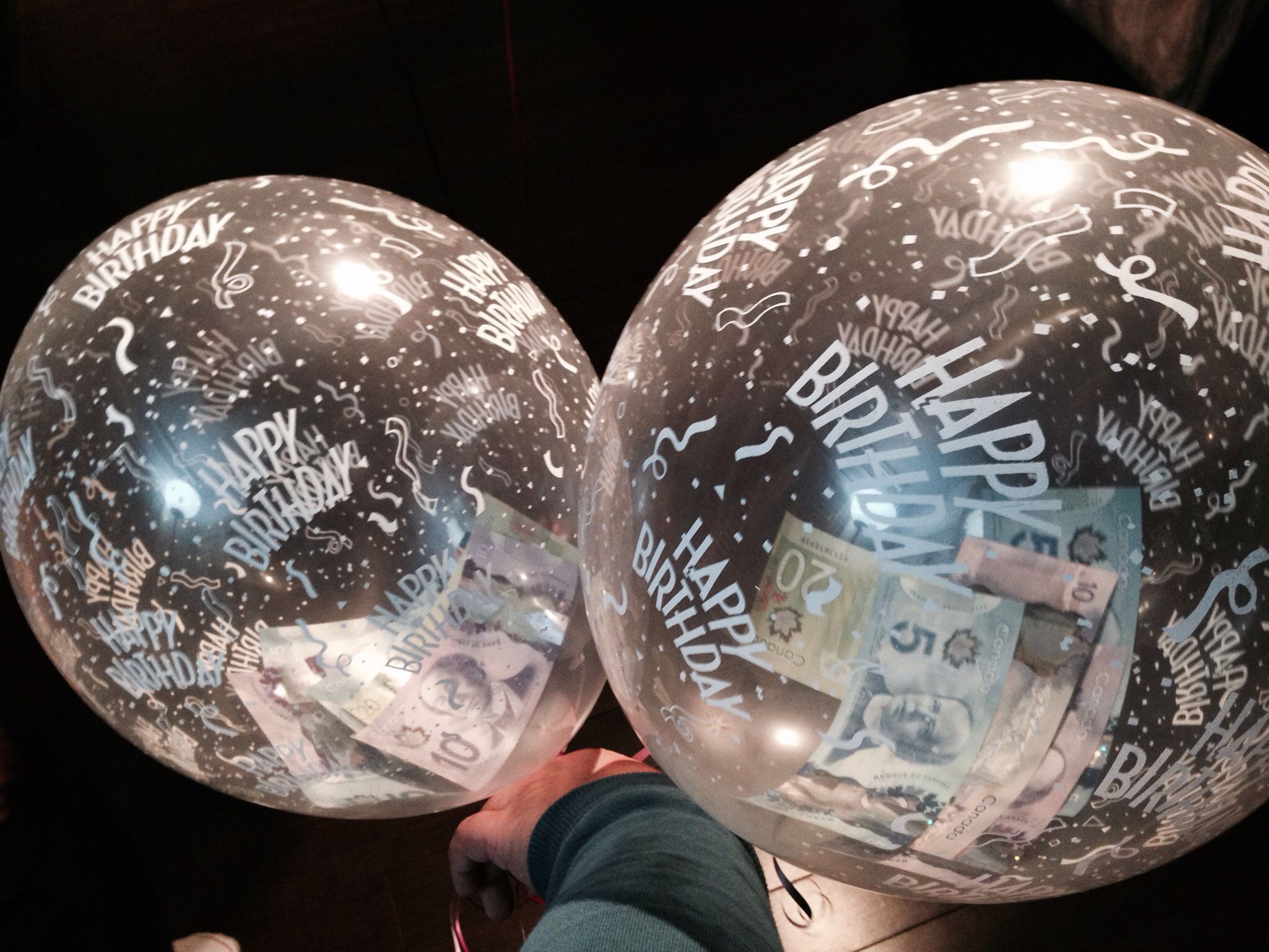 Box of Balloons With Surprise Money Balloons - Kids Activities