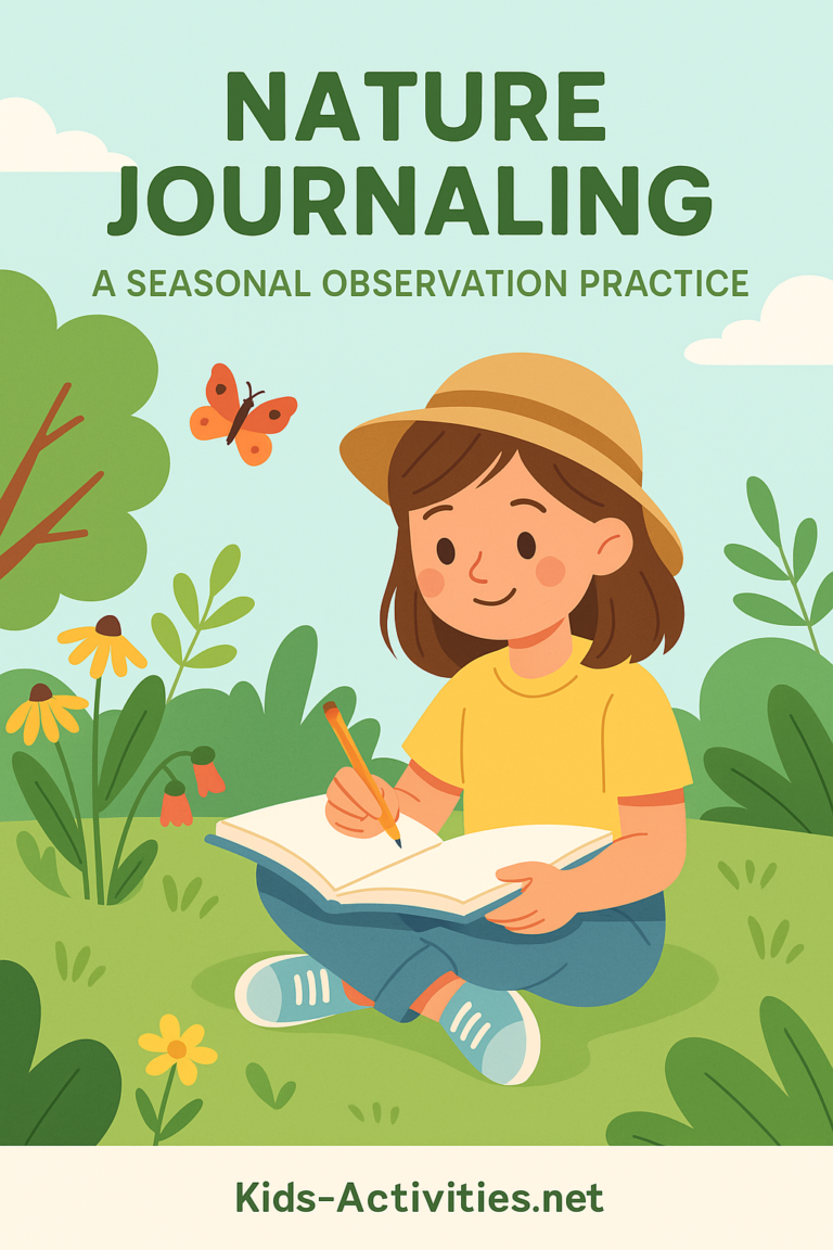 Nature Journaling – A Seasonal Observation Framework - Kids Activities