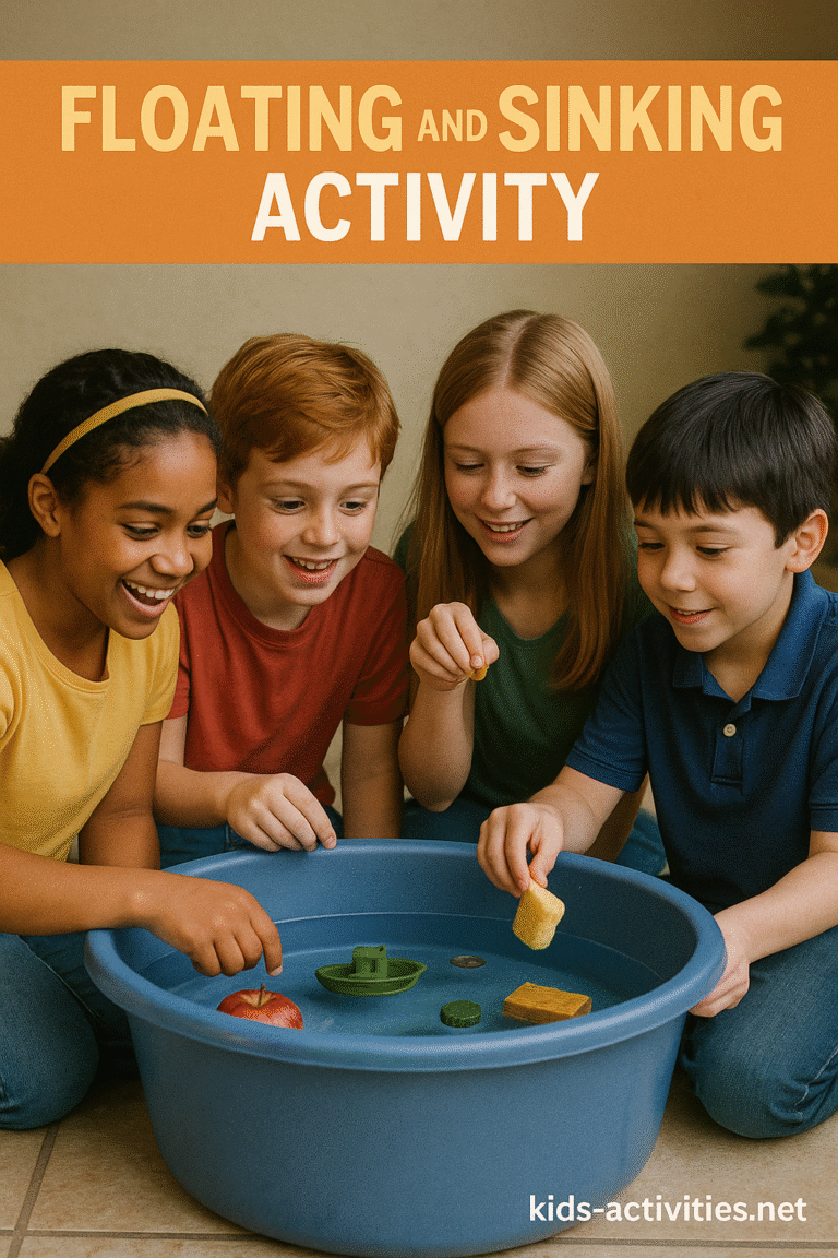 Floating and Sinking: A Hands-On Water Science Experiment for Kids ...