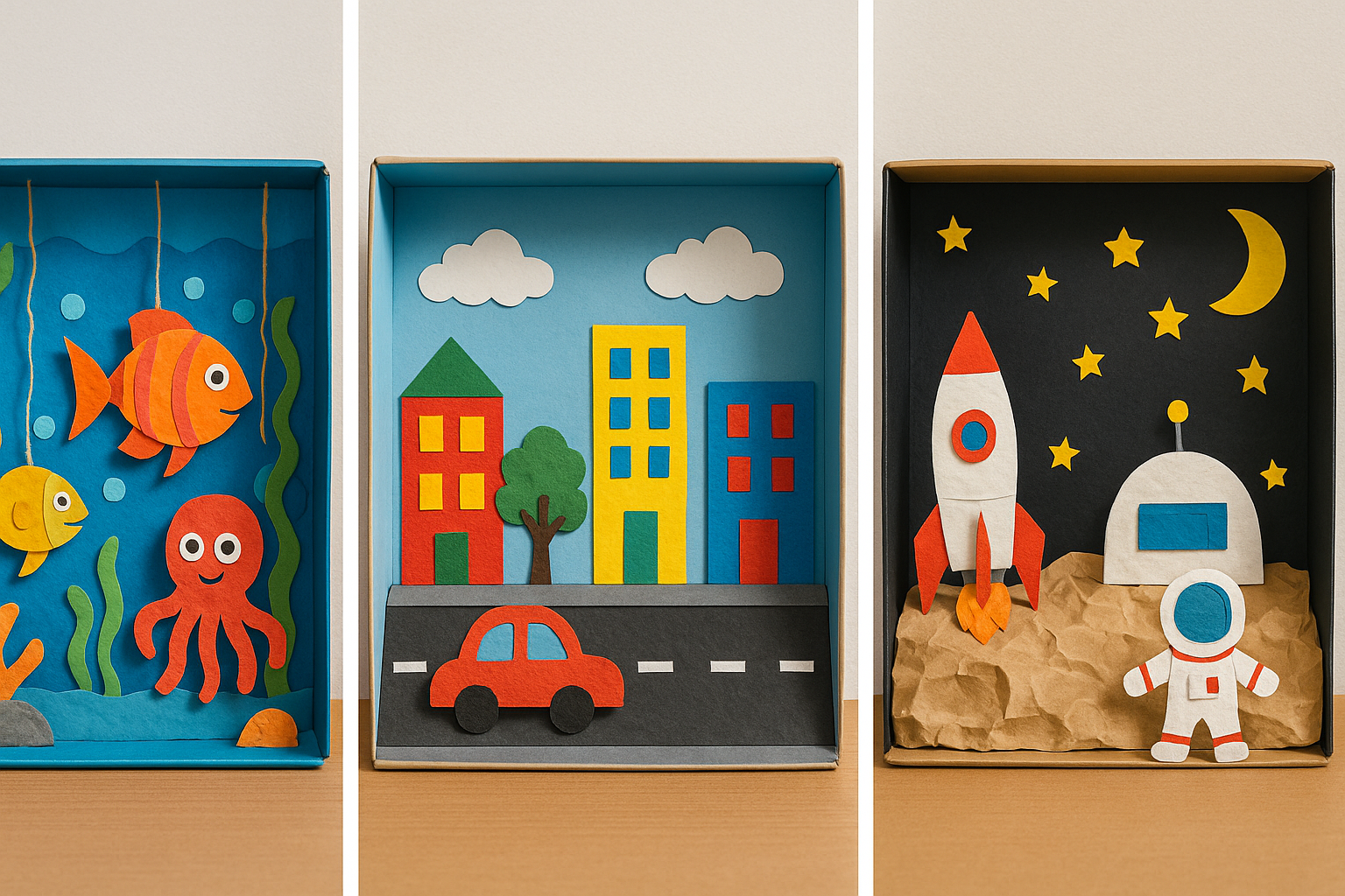 Inside the Box: Creating Miniature Worlds with Shoebox Dioramas - Kids ...