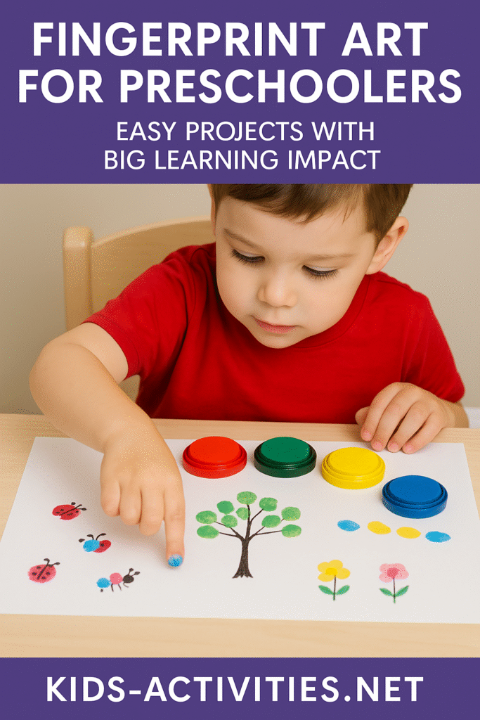 Fingerprint Art for Preschoolers: Easy Projects with Big Learning ...