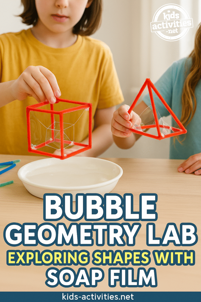 Bubble Geometry Lab: Exploring Shapes with Soap Film - Kids Activities